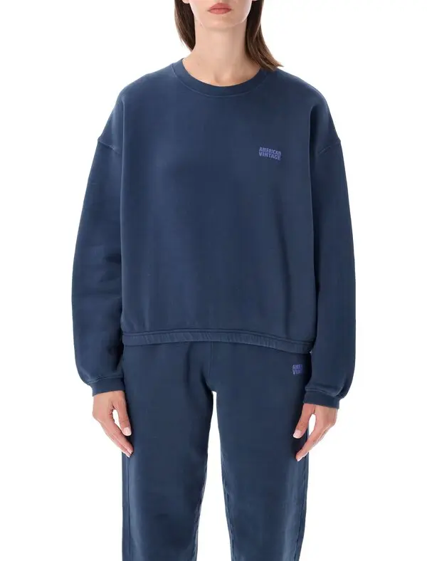 American Vintage Crewneck Sweatshirt - Blue