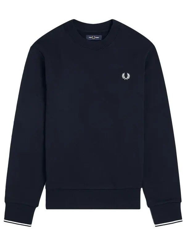 Fred Perry Embroidered Logo Crewneck Sweatshirt