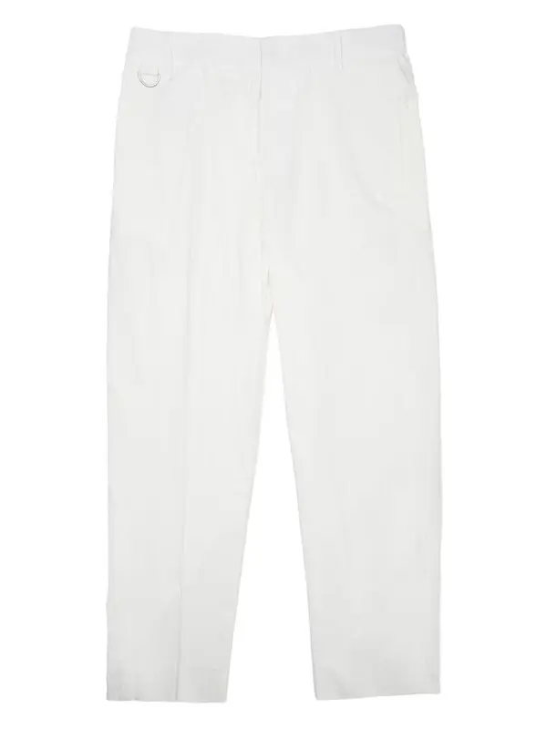 LOW BRAND Straight-leg Cotton Blend Trousers