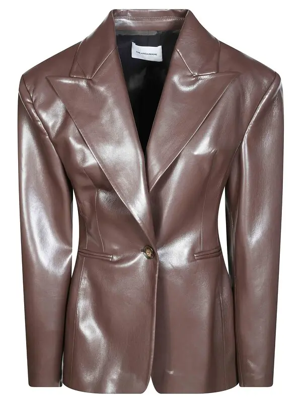 Andamane Structured-shoulder Blazer For