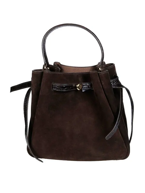 Tory Burch Suede Bucket Handbag