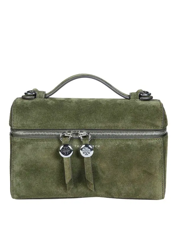Tory Burch Romy Suede Slim Top Handle Bag