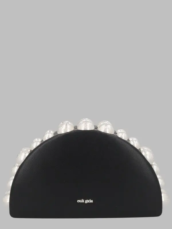 Cult Gaia Embellished Half-moon Clutch