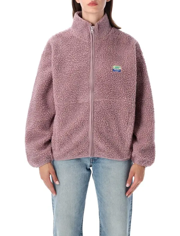 American Vintage Fleece Zip Jacket - Viola