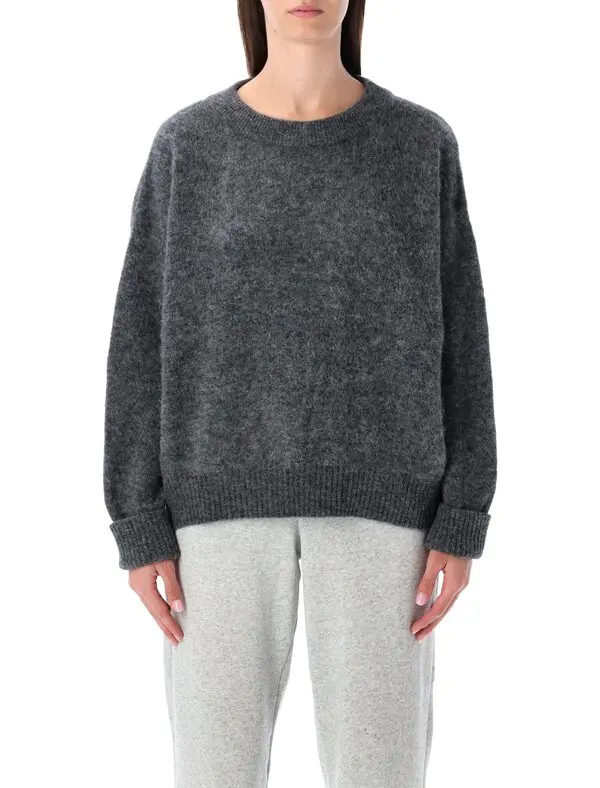 American Vintage Alpaca Wool Sweater - Grigio