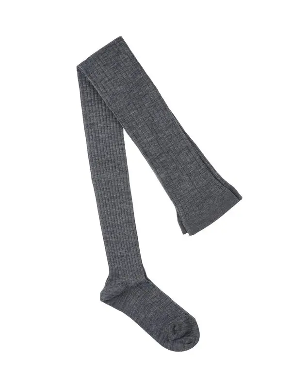 JIL SANDER Ribbed Knit Tights