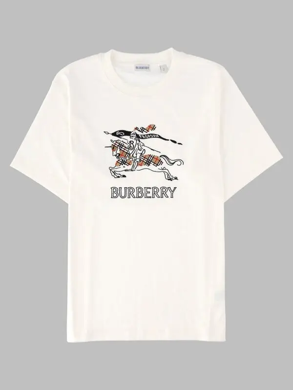 Burberry Graphic Cotton T-shirt - White