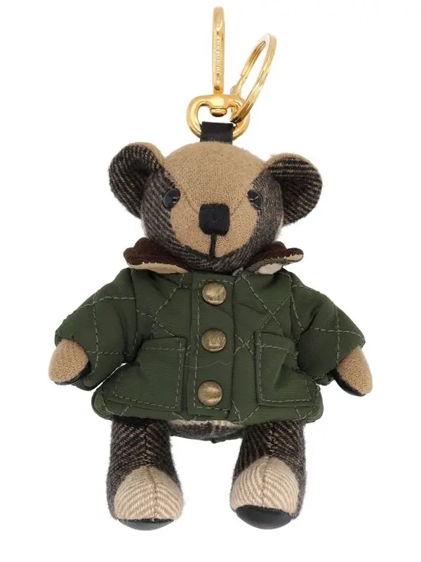 Burberry Cashmere Teddy Bear Bag Charm Keychain