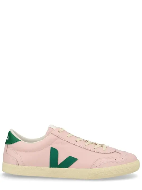 VEJA Low-top Leather Sneakers - Pink