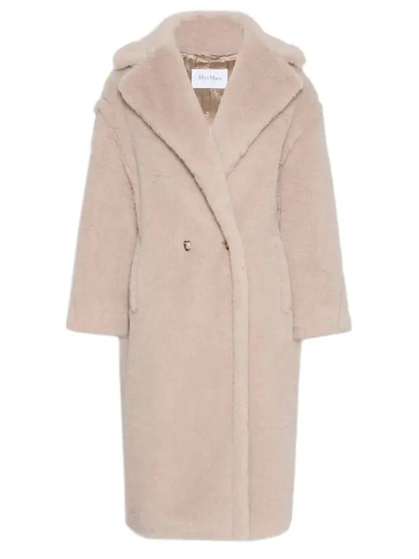 Max Mara Oversized Double-breasted Alpaca Wool Coat