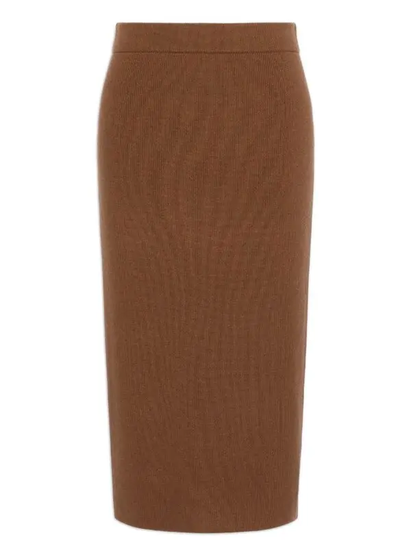 Max Mara Wool And Cashmere Elastic-waist Skirt