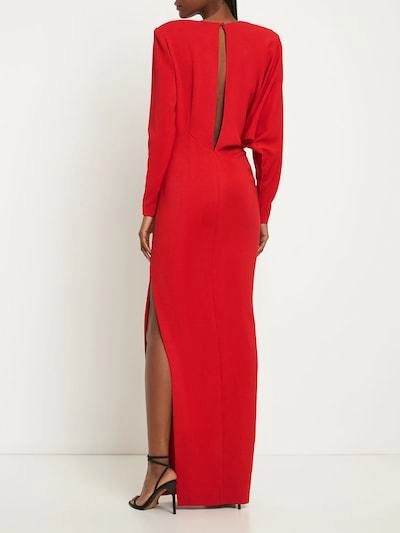 Roland Mouret Long-sleeved Maxi Gown
