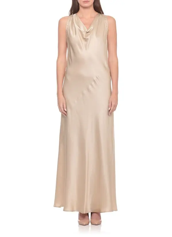 Antonelli Firenze Marcus Cowl-neck Maxi Dress