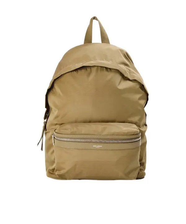 Saint Laurent City Logo Backpack - Green