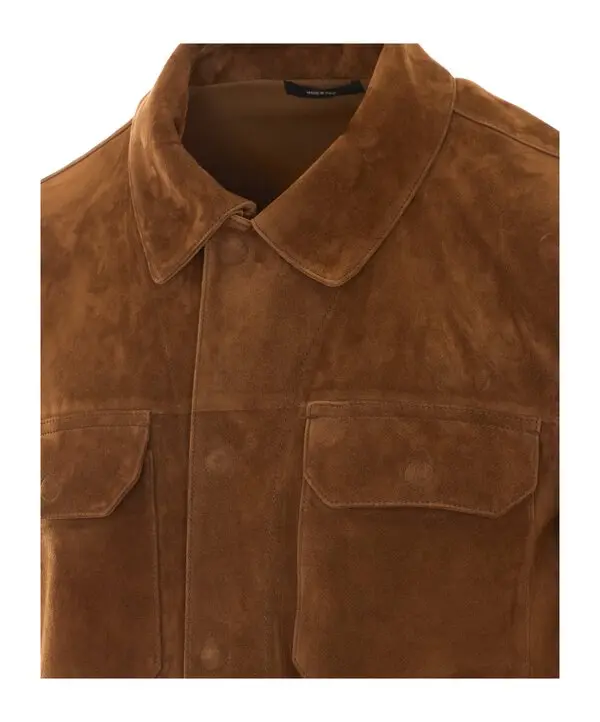 TOM FORD Single-breasted Leather Jacket