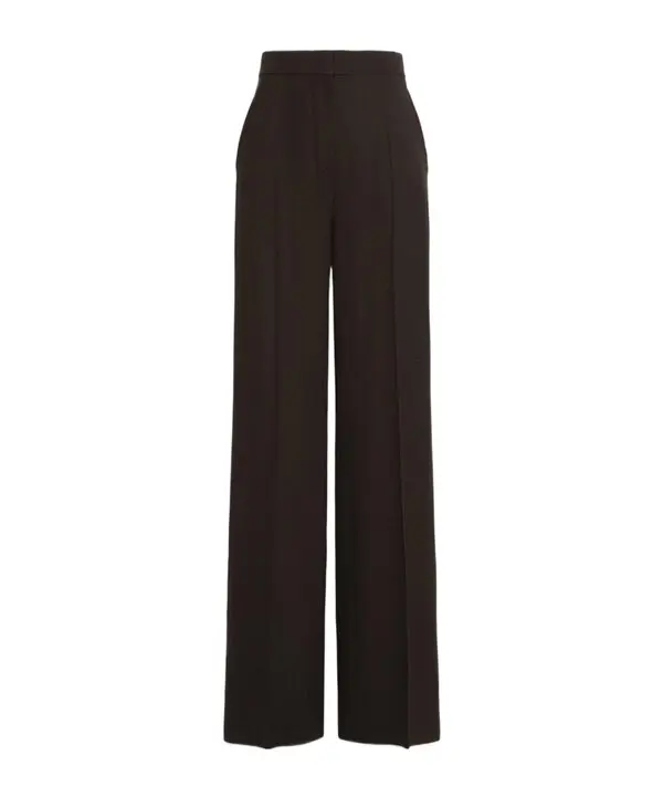 Max Mara Pleated Wide Leg Trousers