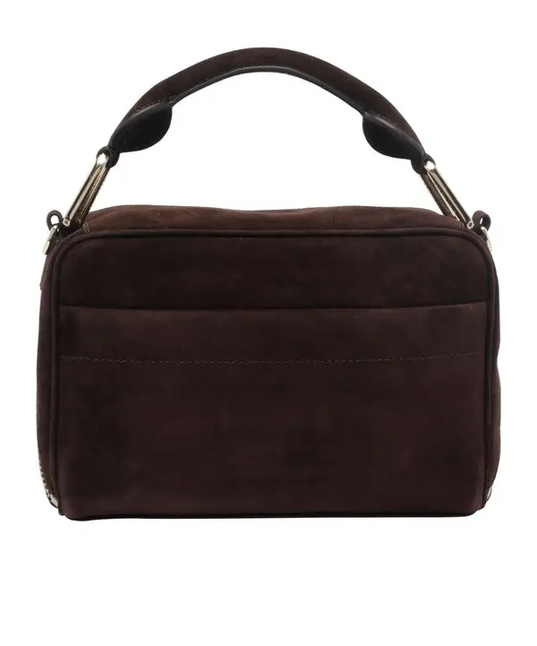 Essentiel Antwerp Bobby Suede Mini Shoulder Bag - Brown