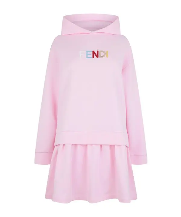 Fendi Cotton Hooded Dress
