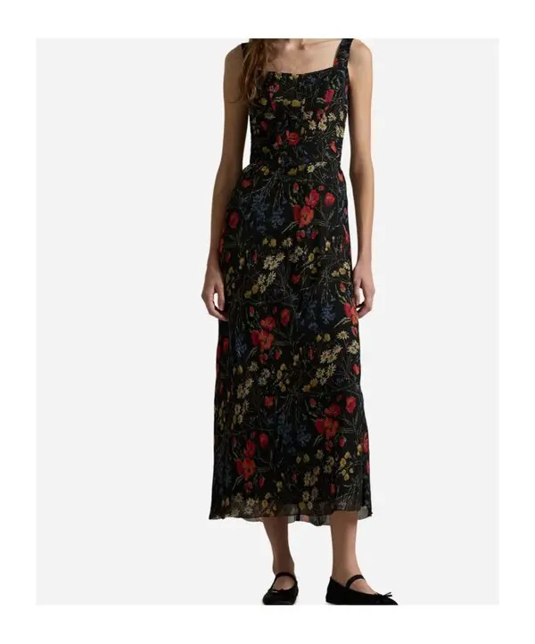 Ralph Lauren Floral Printed Midi Dress