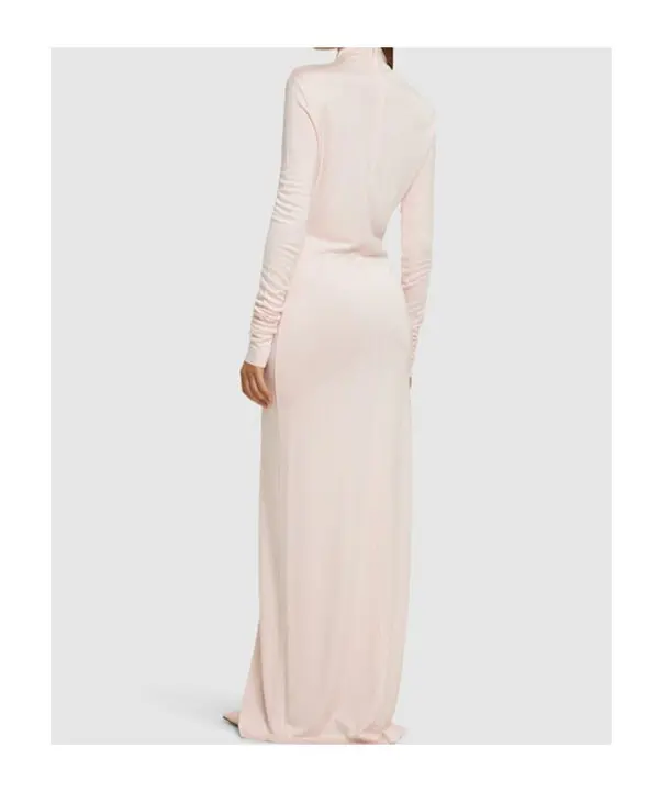 Khaite Long-sleeved Maxi Dress