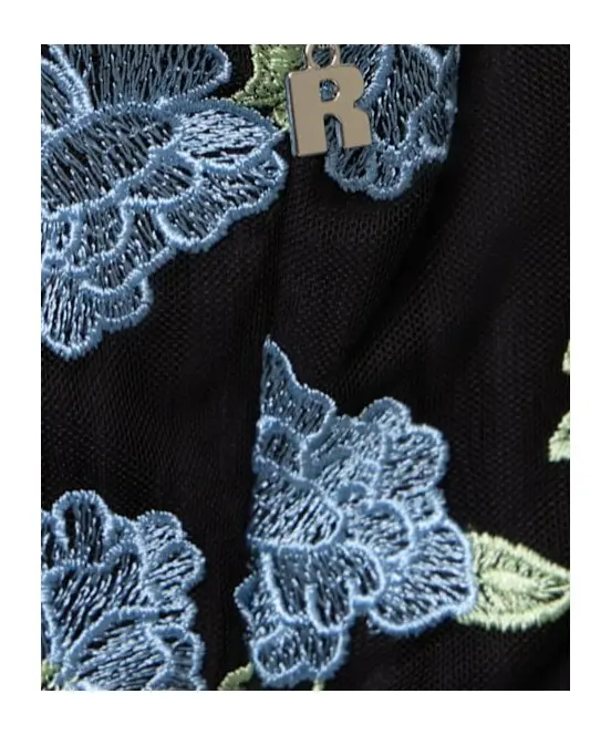 ROTATE BY BIRGER CHRISTENSEN Mermaid-print Ruffle Dress