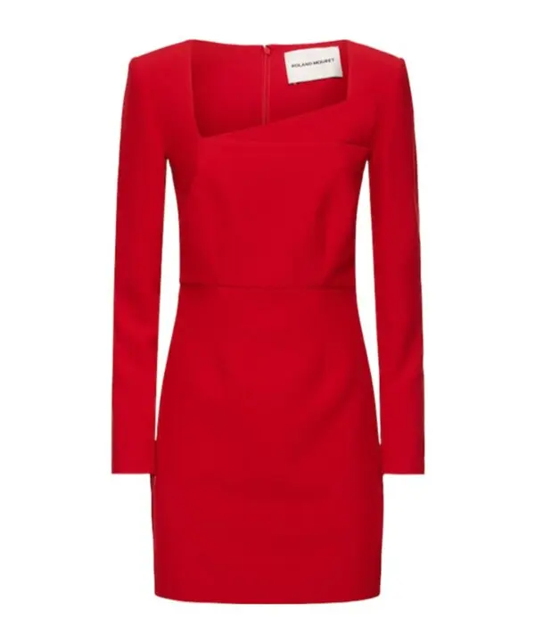 Roland Mouret Long Mini Dress - Red