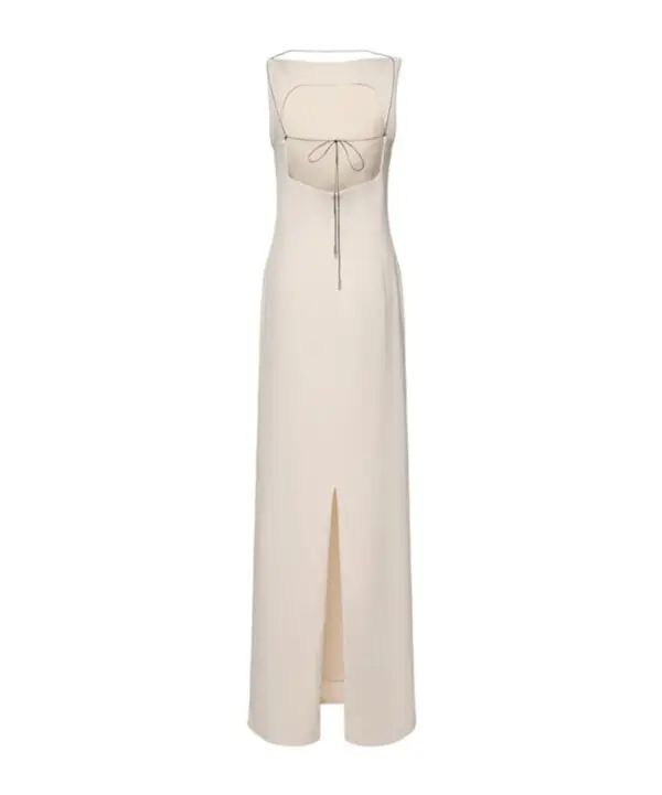 16Arlington Sleeveless Maxi Dress With Slit Skirt