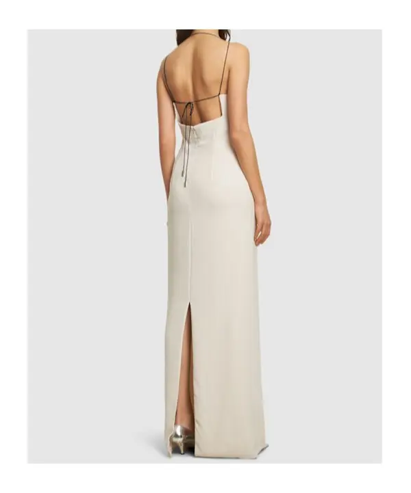 16Arlington Sleeveless Maxi Dress With Slit Skirt