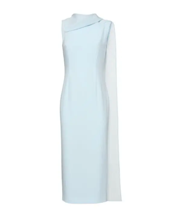Roland Mouret Satin Crepe Midi Dress