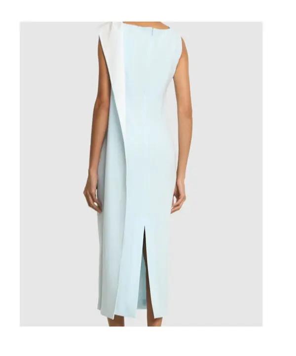 Roland Mouret Satin Crepe Midi Dress