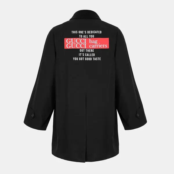 Gucci Double Breasted Water-resistant Trench Coat