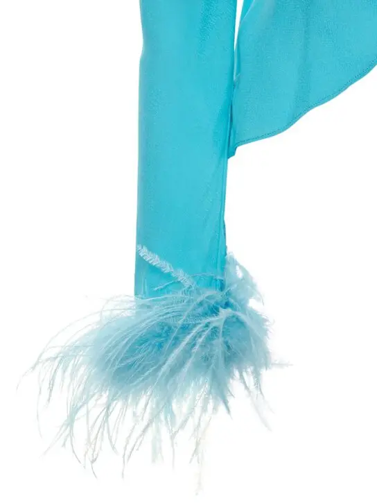 Giuseppe Di Morabito Feather Patchwork Cover-up