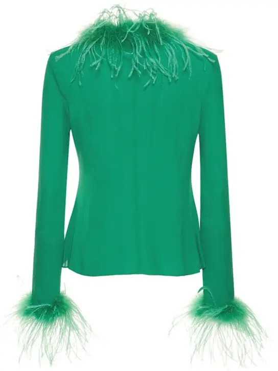 Giuseppe Di Morabito Feather Patchwork Cover-up