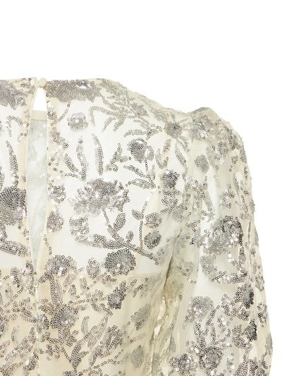 SELF-PORTRAIT Sequined Mid-length Dress