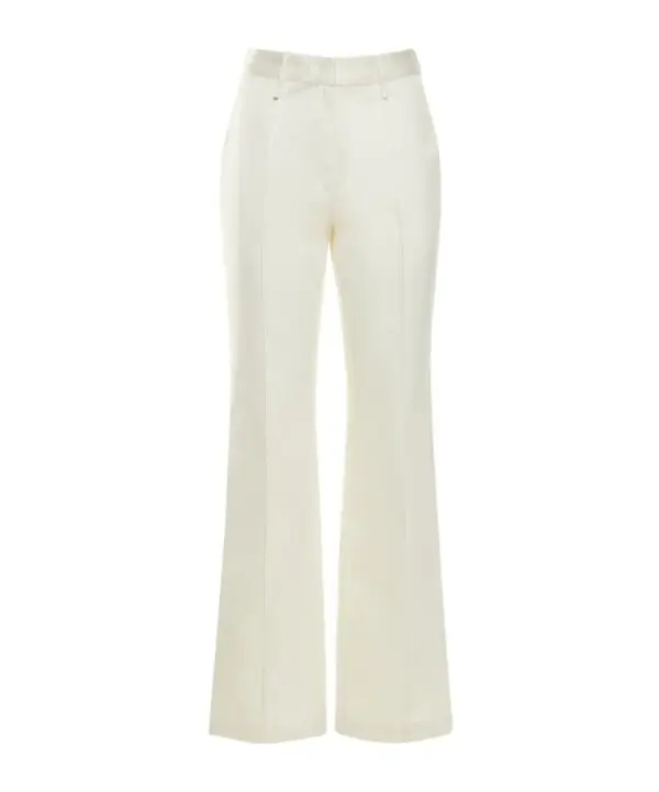 ROTATE BY BIRGER CHRISTENSEN Robyn Twill Straight Leg Casual Pants