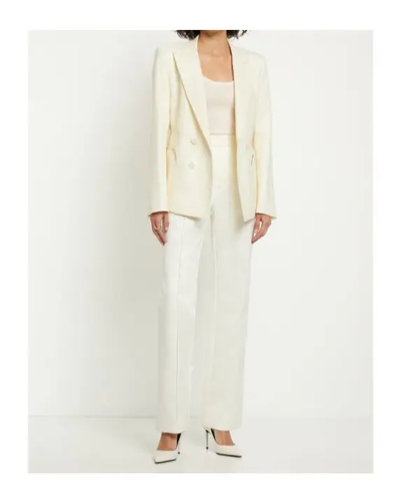 ROTATE BY BIRGER CHRISTENSEN Robyn Twill Straight Leg Casual Pants