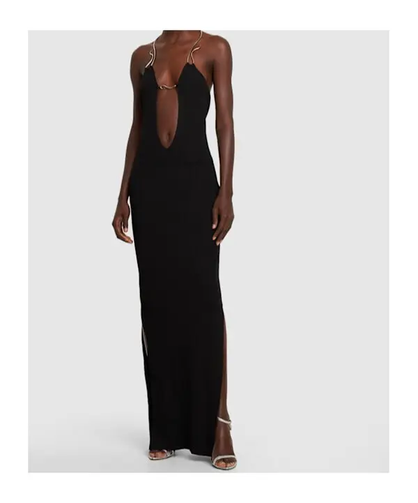 AYA MUSE Mirabi' Viscose Knit Maxi Dress