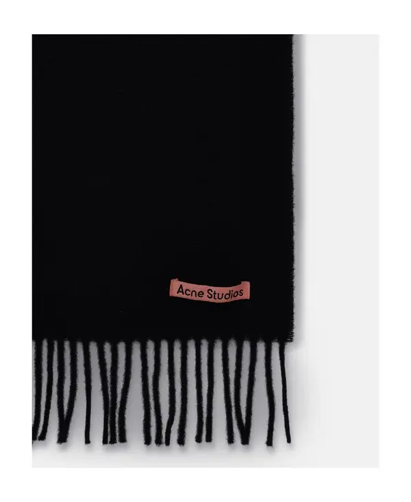 Acne Studios Logo-patch Wool Scarf