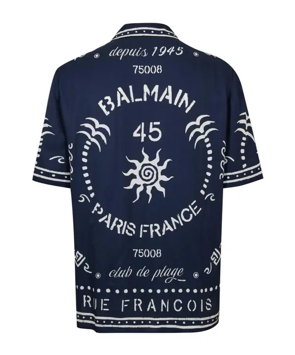 Balmain Versatile Unique Short Sleeve Shirt