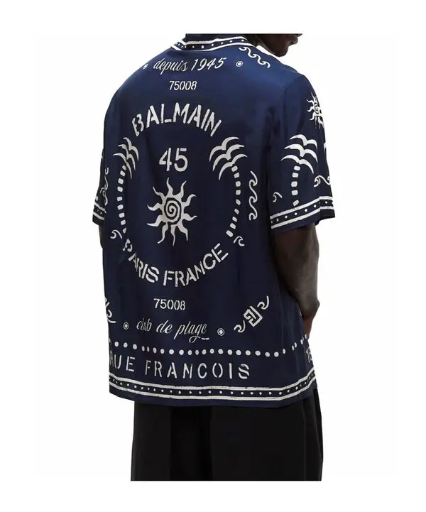 Balmain Versatile Unique Short Sleeve Shirt