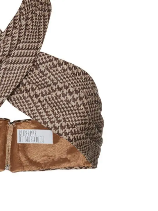 Giuseppe Di Morabito Plaid Pattern Cropped Vest