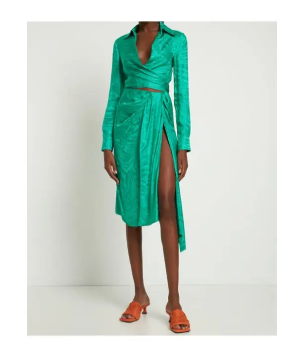 Giuseppe Di Morabito Viscose Jacquard Mini Skirt