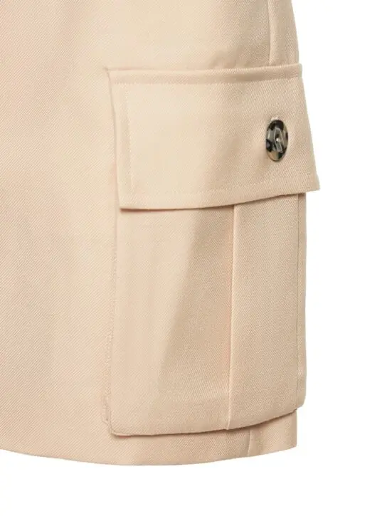 Giuseppe Di Morabito Lightweight Wool Mini Skirt