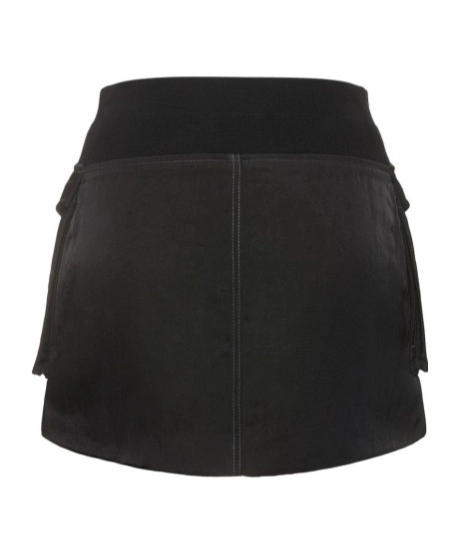DION LEE Nylon Twill Cargo Bomber Mini Skirt