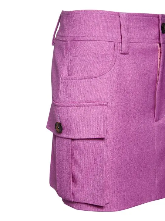 Giuseppe Di Morabito Lightweight Wool Mini Skirt