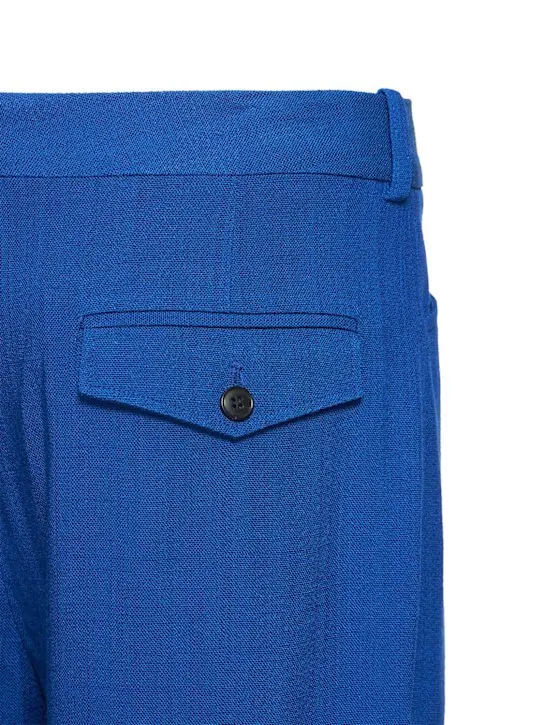 Victoria Beckham Straight Leg Stretch Viscose Trousers