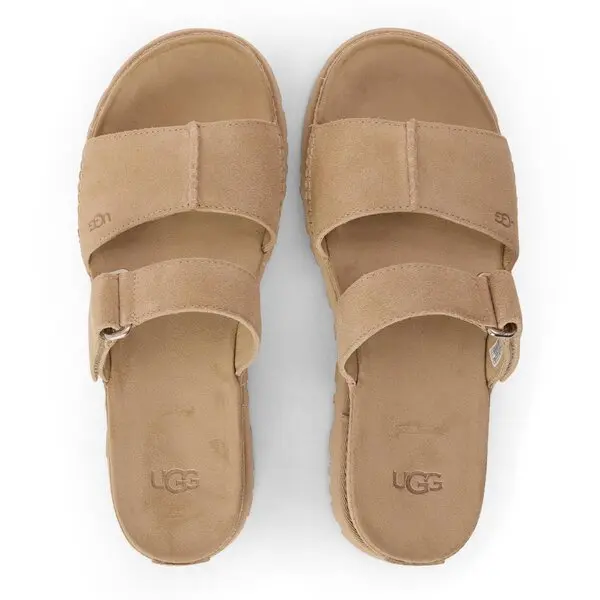 UGG Logo Detail Flat Sandals