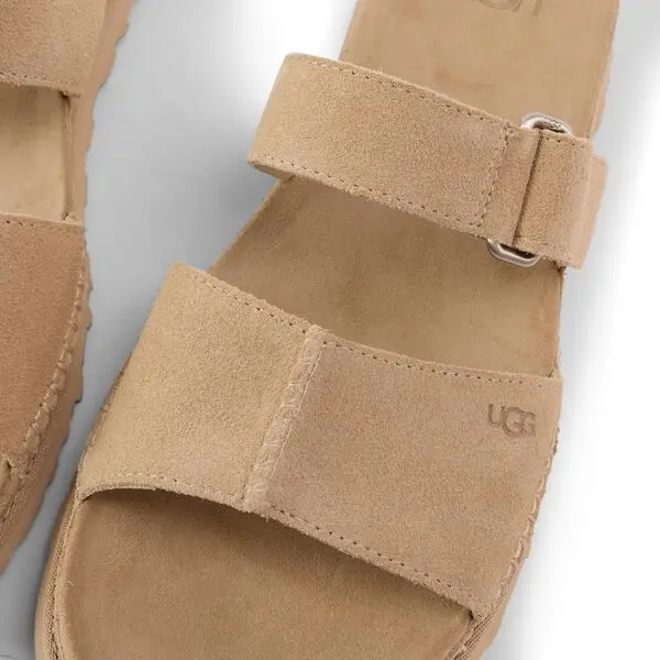UGG Logo Detail Flat Sandals