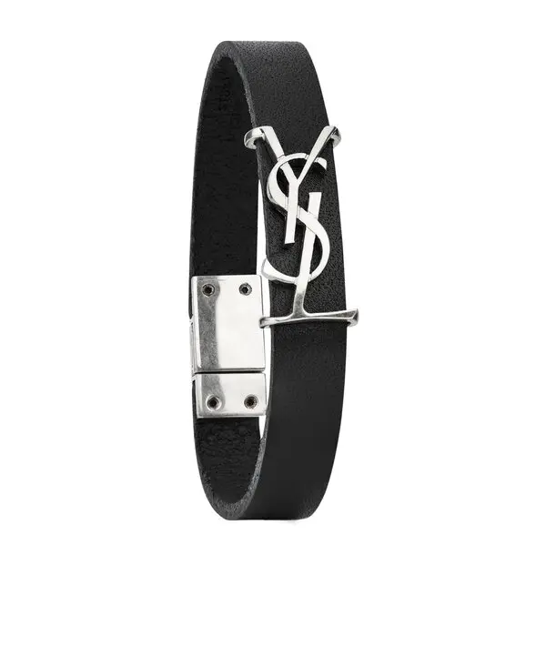 Saint Laurent Opyum Cassandre Bracelet - Black