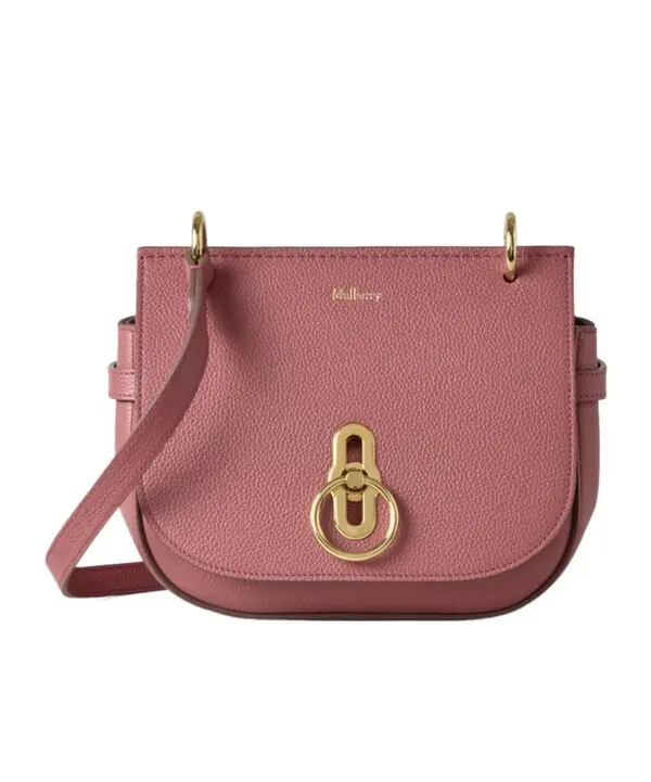 Mulberry Solid Color Shoulder Bag